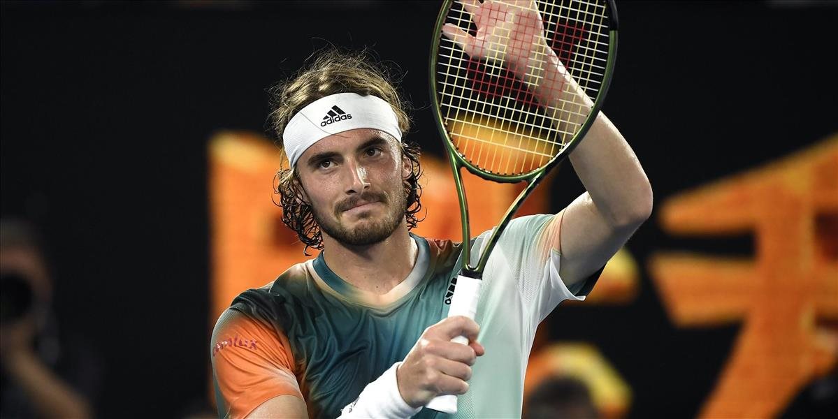 AO: Tsitsipas s prehľadom do semifinále, v troch setoch zdolal Sinnera