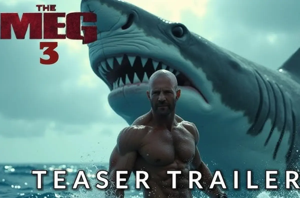 Jason Statham verzus čierny megalodon: Meg 3 prinesie najdesivejší