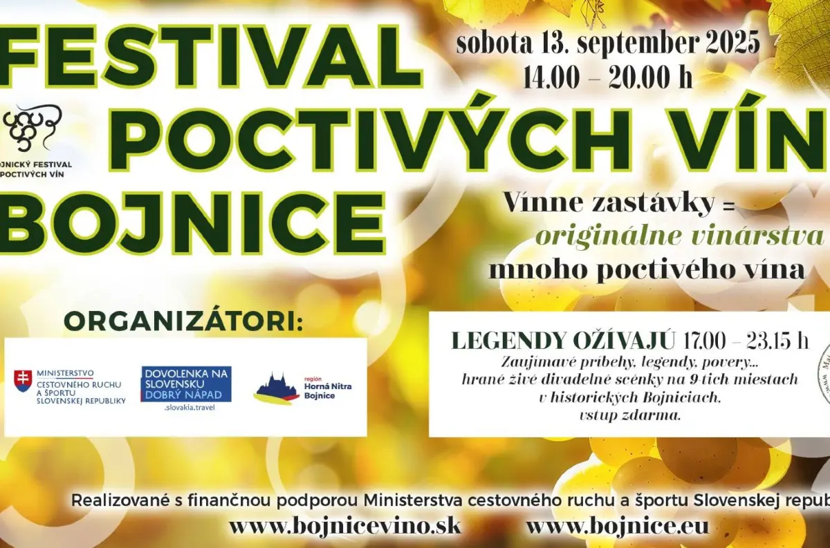 Bojnice sa menia na Avignon strednej Európy: Festival poctivých vín