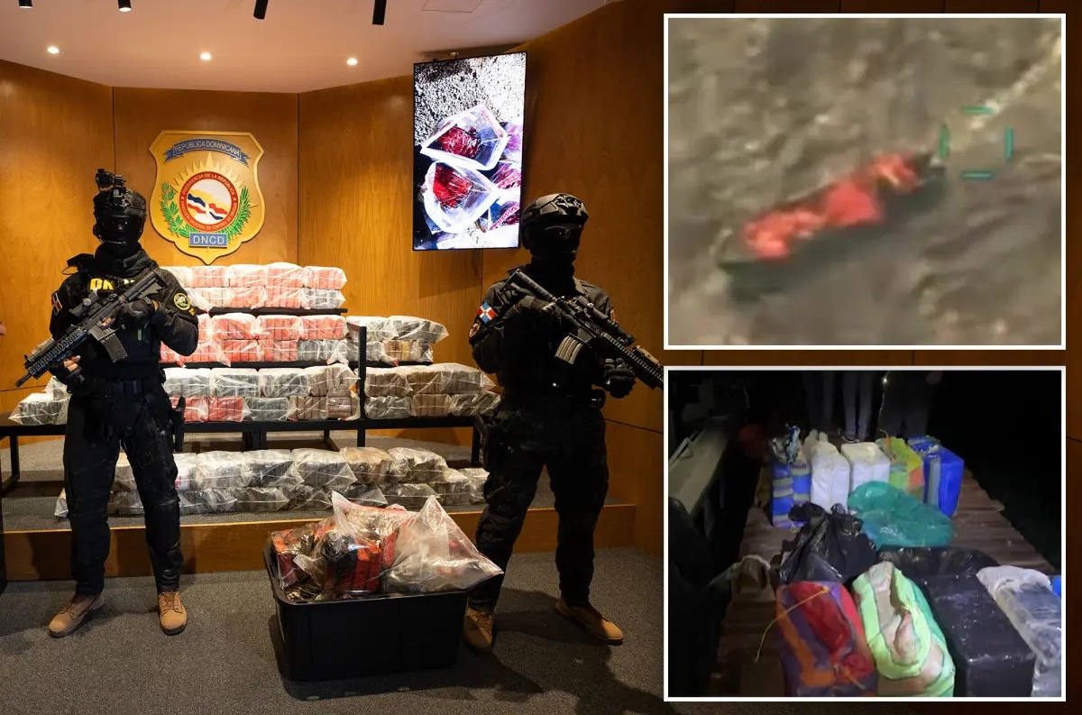 Spoločná akcia USA a Dominikánskej republiky: zničená loď s tonou